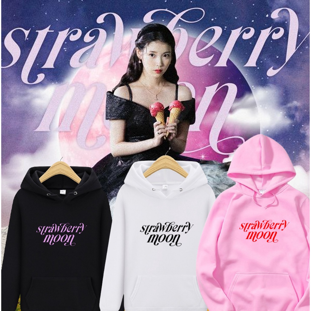IU Hoodie Merchandise | Strawberry Moon Inspired Merchandise Shirt | 5 ...
