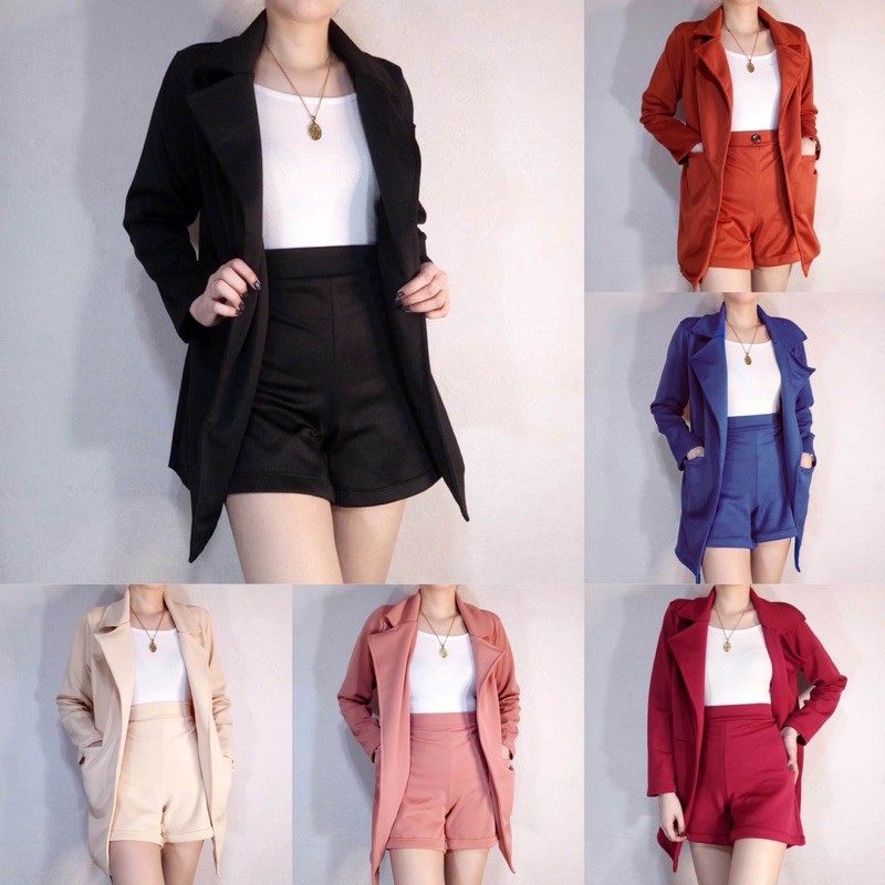 Emilia Blazer Terno Coords | Shopee Philippines