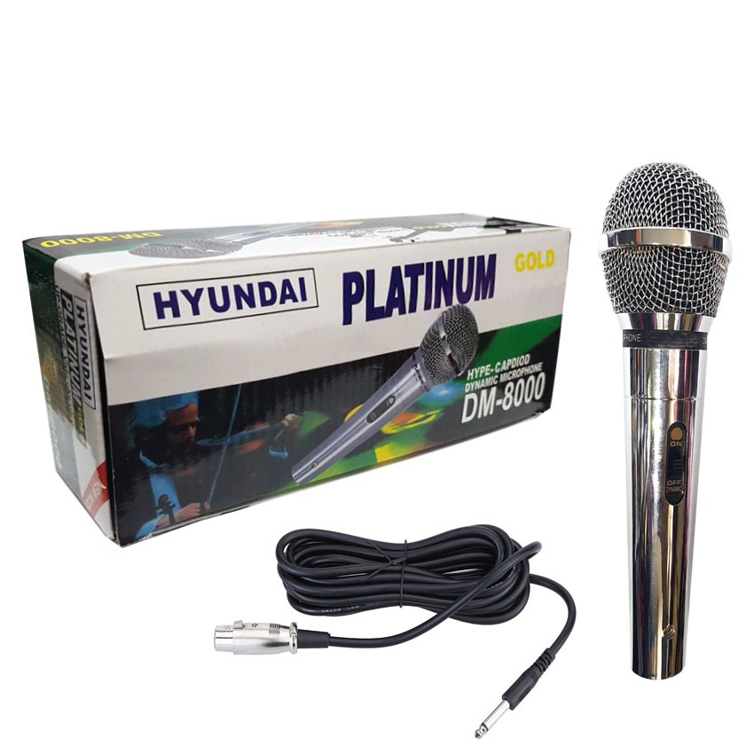 Hyundai Platinum DM-8000 Professional Dynamic Microphone | BeeCost