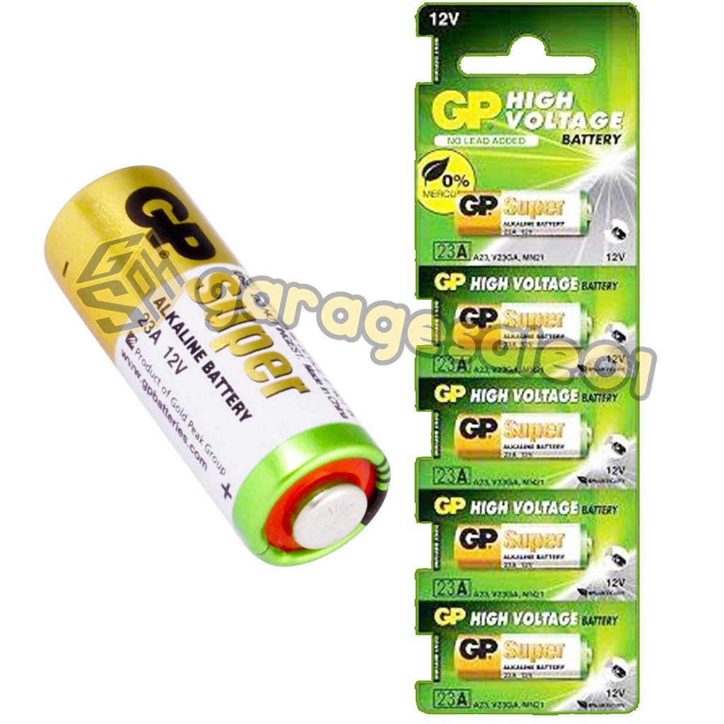 GP-23A 12V Alkaline Battery Heavy Duty (1 CARD) | Shopee Philippines
