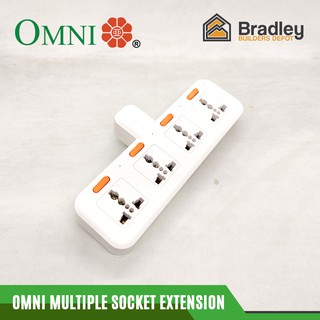 Omni Multiple Socket Extension Adapters (3 gang or 4 gang) | Shopee ...