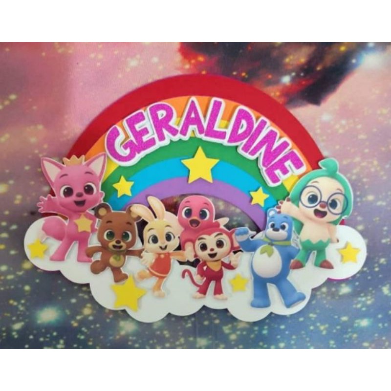 Pinkfong and Hogi Customized Cake Topper | Shopee Philippines