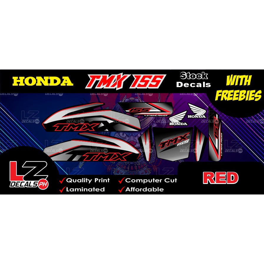 Honda TMX 155 Stock Decals / Stickers | Shopee Philippines
