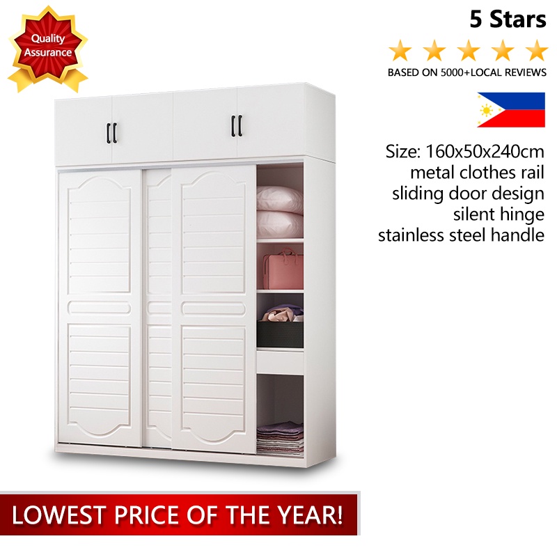 Luxury Nordic style white wardrobe home bedroom rental room simple ...