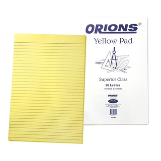 3 Pads- Orions Yellow Pad 80's | Shopee Philippines