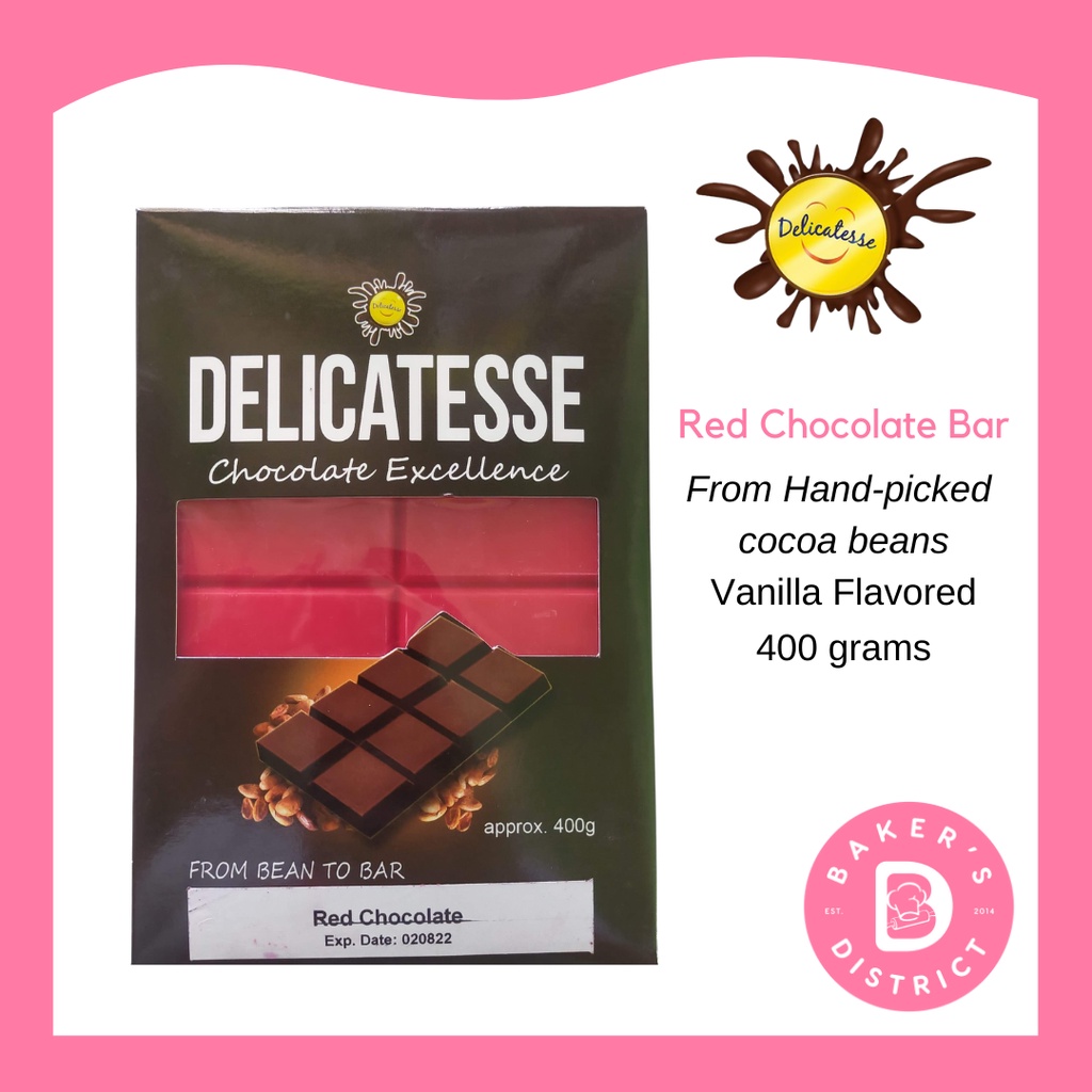RED CHOCOLATE BAR 400G | Shopee Philippines