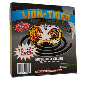 Lion Tiger Katol Black Premium 12 pieces | Shopee Philippines