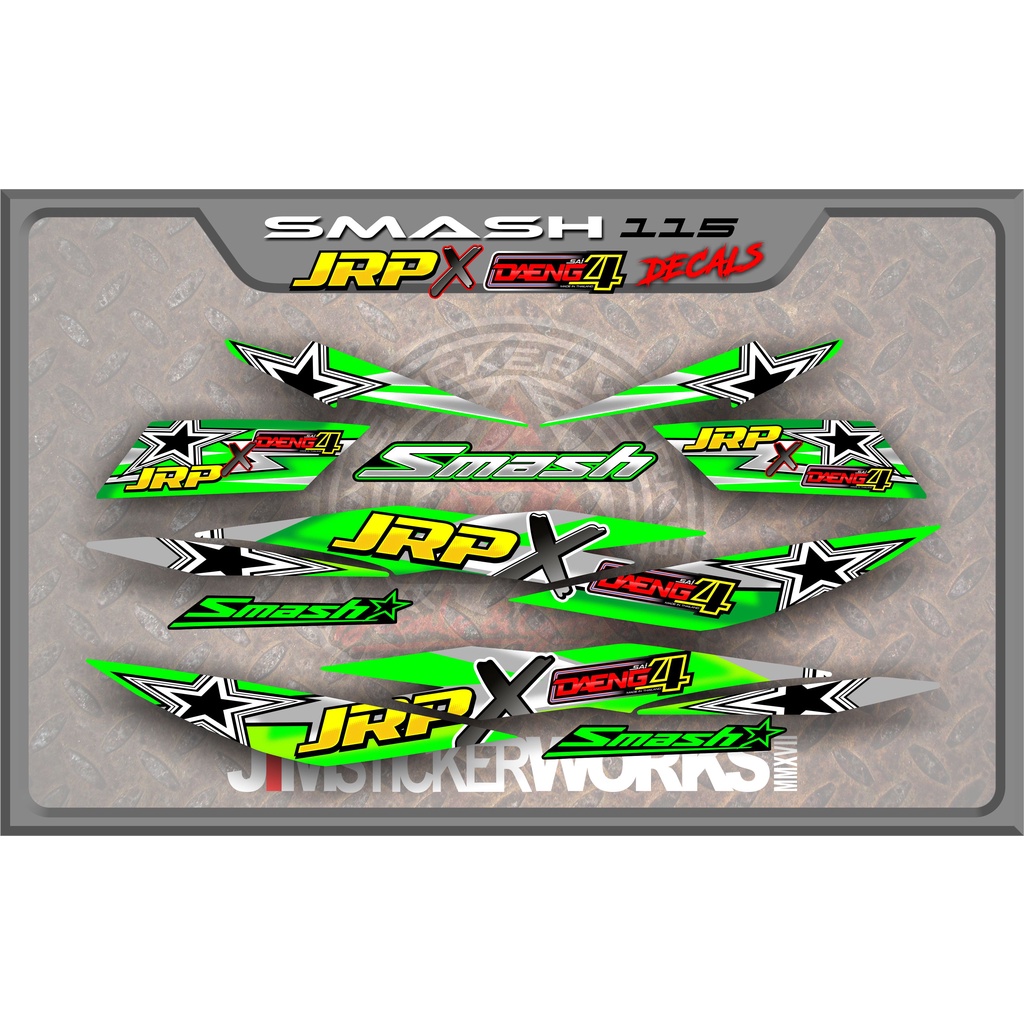 SUZUKI SMASH 115 (JRP X DAENG DECALS) | Shopee Philippines