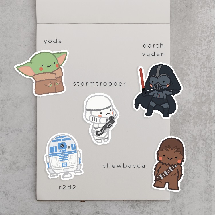 Star Wars Sticker Pack | Shopee Philippines