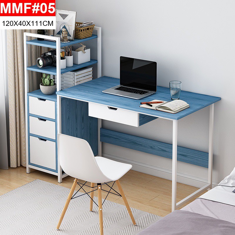Modern Computer Table with Drawers and Cabinet | Shopee Philippines
