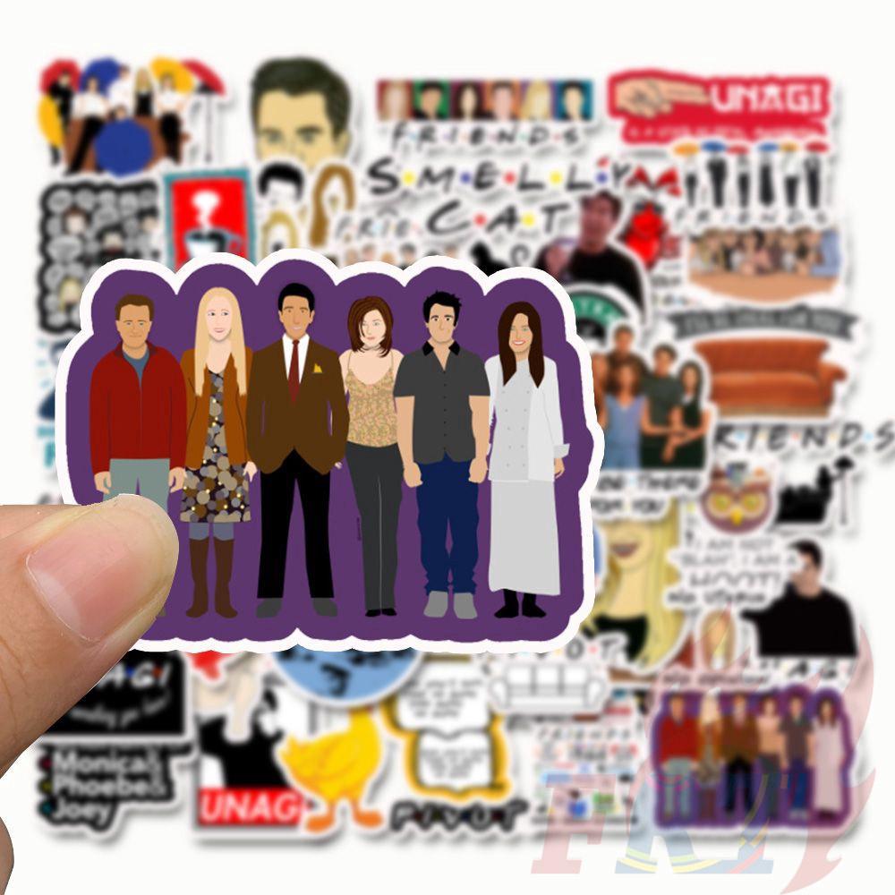 Friends - Series 01 Stickers 50Pcs/Set NBC TV Show DIY Decals Doodle ...