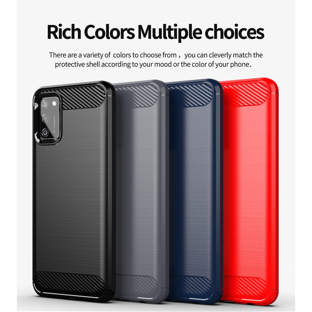 For Samsung Galaxy A02s Case Soft Anti-fall Phone Cover Capa Funda ...