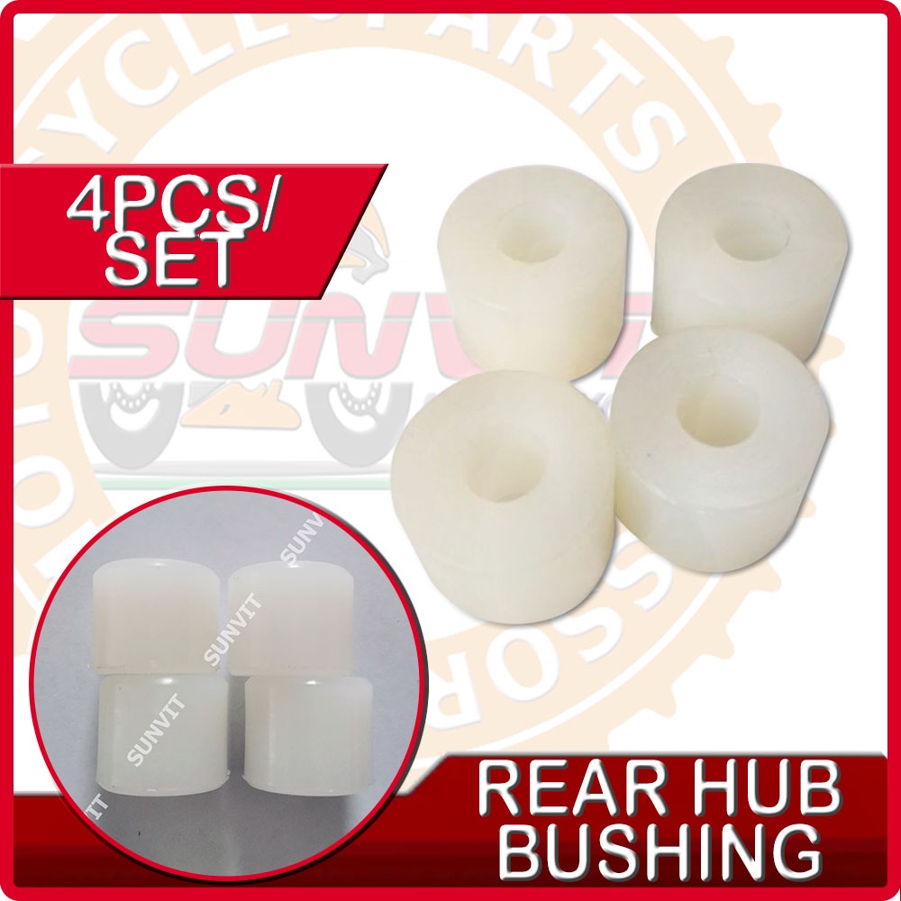 MOTORCYCLE REAR HUB BUSHING UNIVERSAL/TMX SET- WHITE | Shopee Philippines