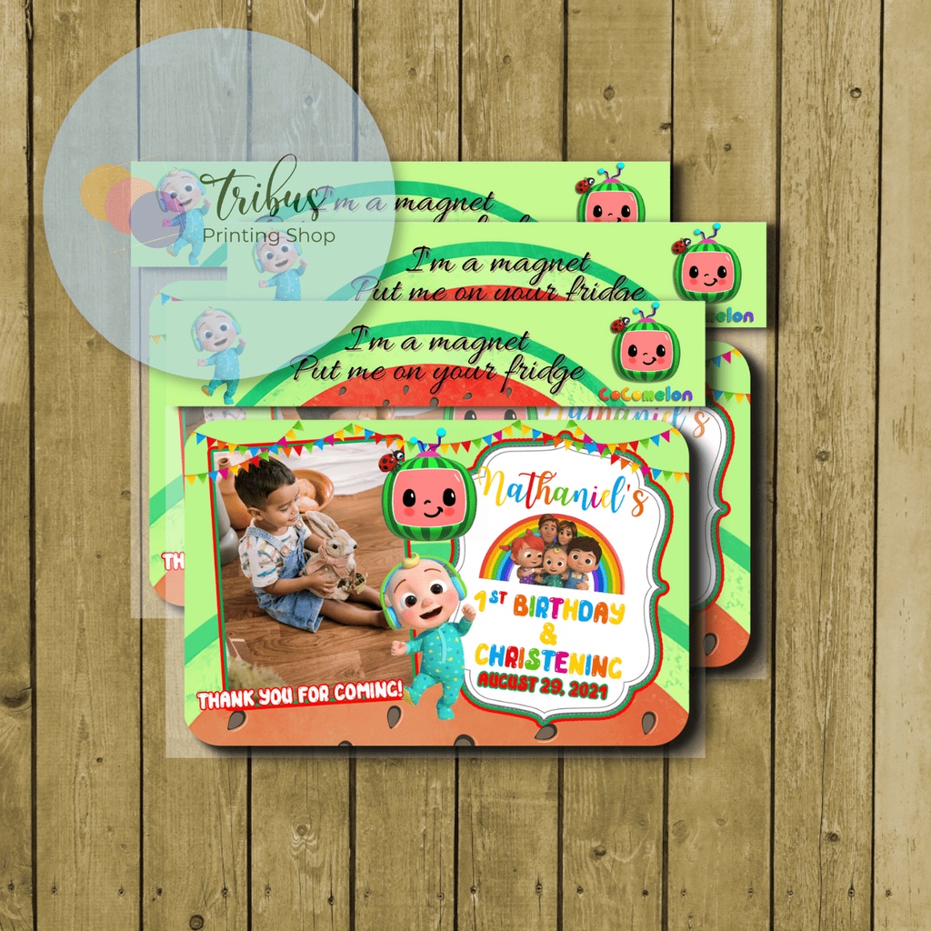 Cocomelon Ref Magnet Souvenir (Glittery) | Shopee Philippines