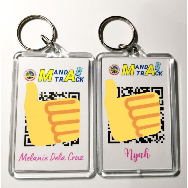 MANDATRACK Pasig Pass Valtrace Antipolo Taytay QR code Keychain presyo ₱15