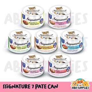Signature 7 Signature7 Canned Can Wet Cat Food Gravy / Pate 70g/80g (24 cans per box) | Shopee ...
