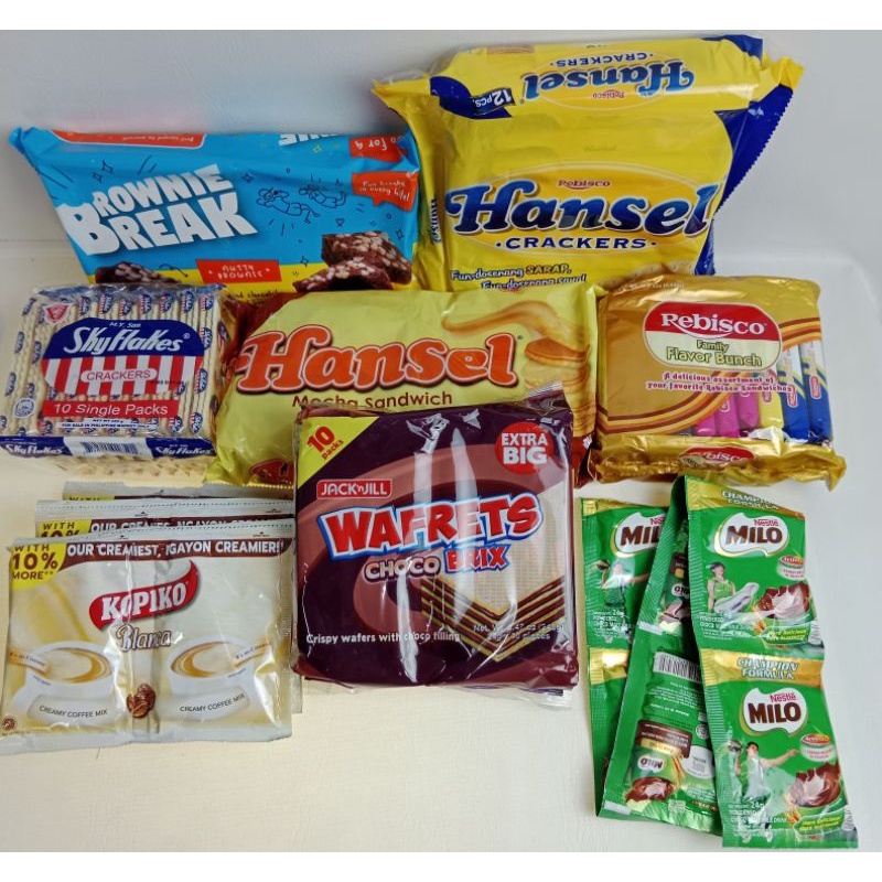 Grocery Package ( Biscuit Set/Merienda Set ) | Shopee Philippines