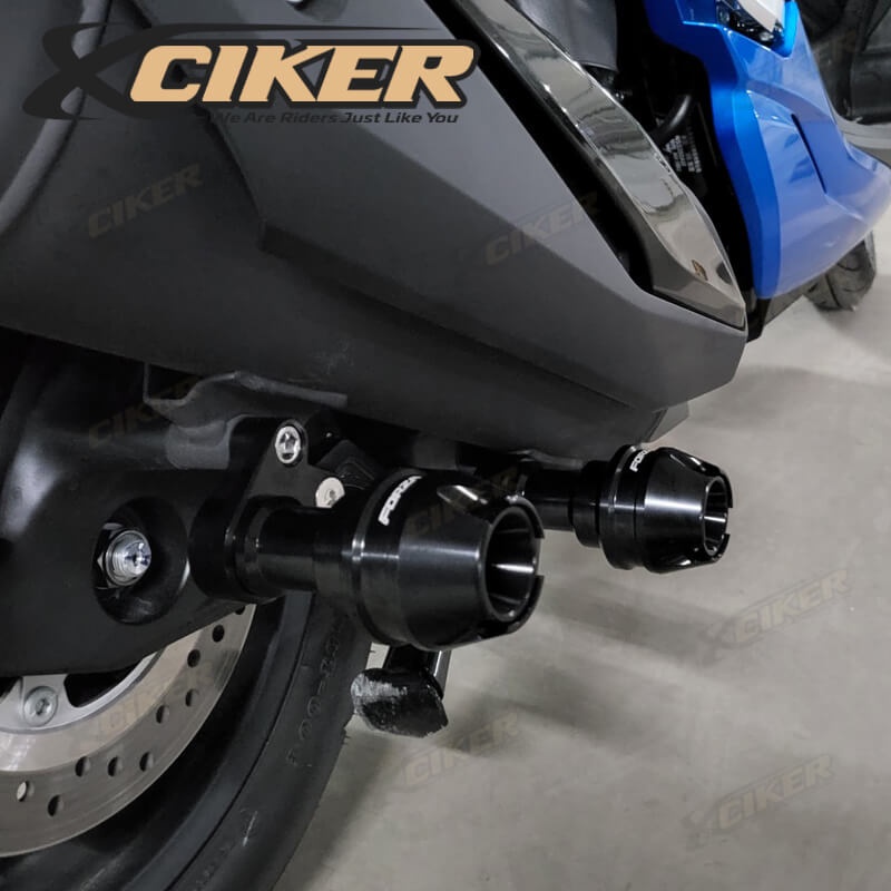 HONDA PCX 160/150/125 Muffler Slider CNC Heavy Duty Motorcycle Exhaust Protector Frame Sliders ...