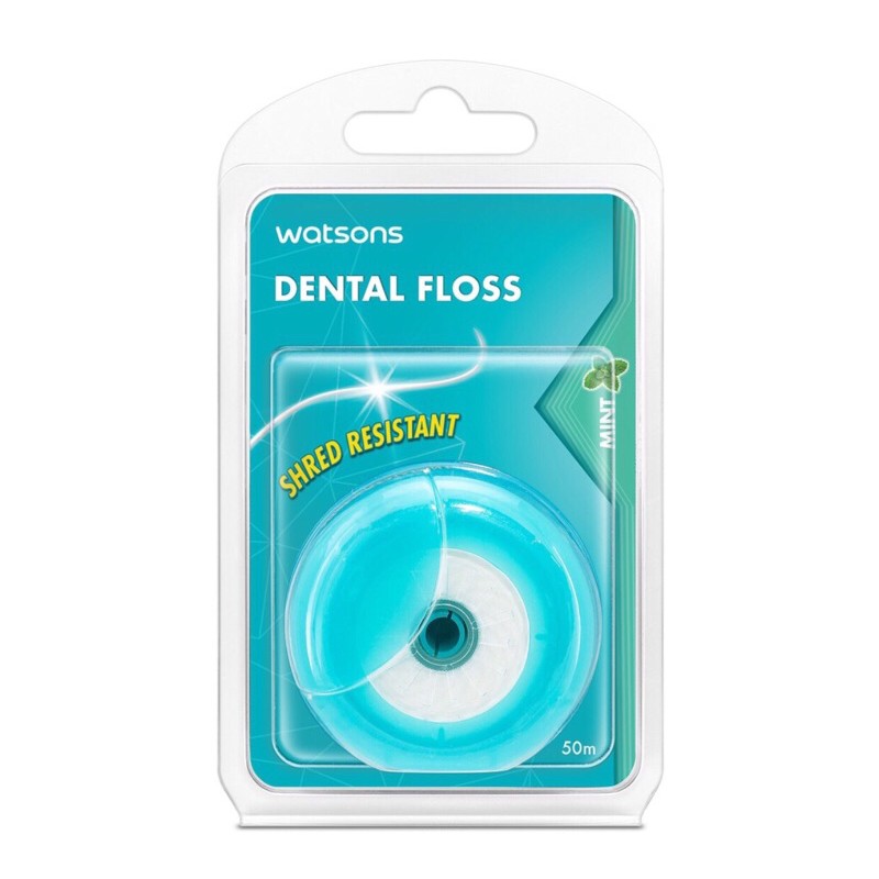 WATSONS DENTAL FLOSS 50m [Mint] | Shopee Philippines
