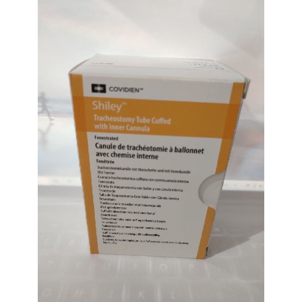 Shiley 8FEN/6FEN Tracheostomy Tube Cuffed with Inner Cannula | Shopee ...