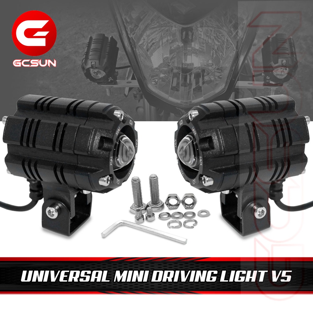 MINI DRIVING LIGHT VERSION 5 UNIVERSAL LED LIGHT HIGH/LOW - GCSUN ...