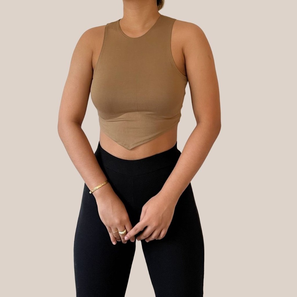 Noriella - V Shape Racerback Top | Shopee Philippines