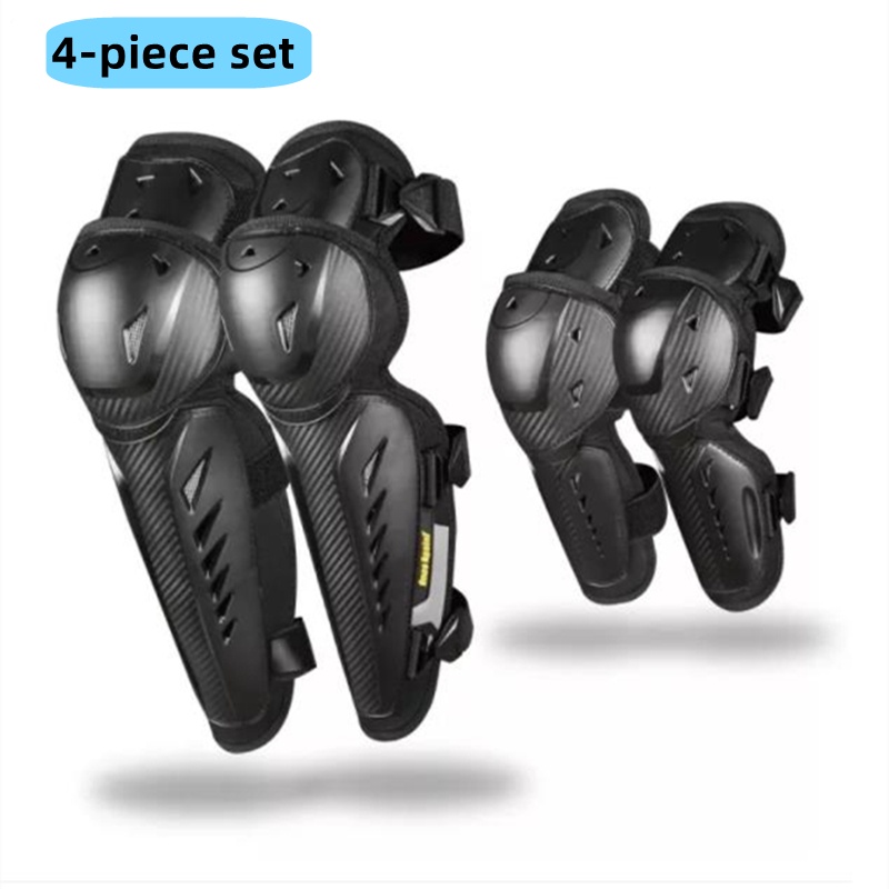 4pcs/set F-0X Motor pad MOTORCYCLE RACING 4 IN 1 KNEE AND ELBOW BODY ...