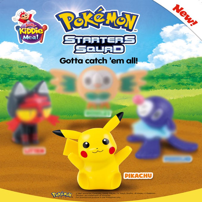 Jollibee Pokemon Starters Squad - PIKACHU presyo ₱356