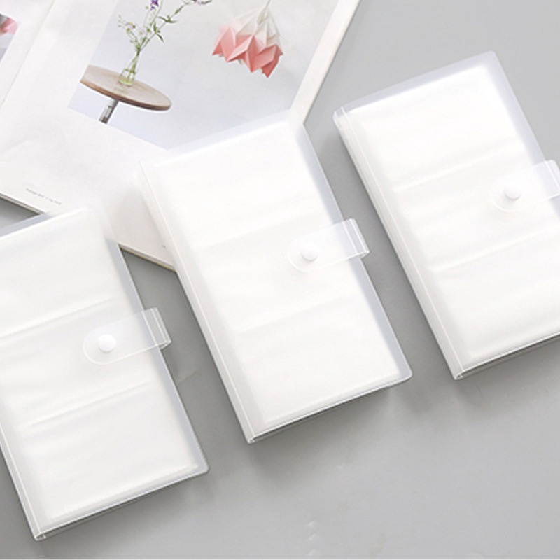 240 Photocards Lomo Cards Holder Case Organizer Bag Clear Name ID ...
