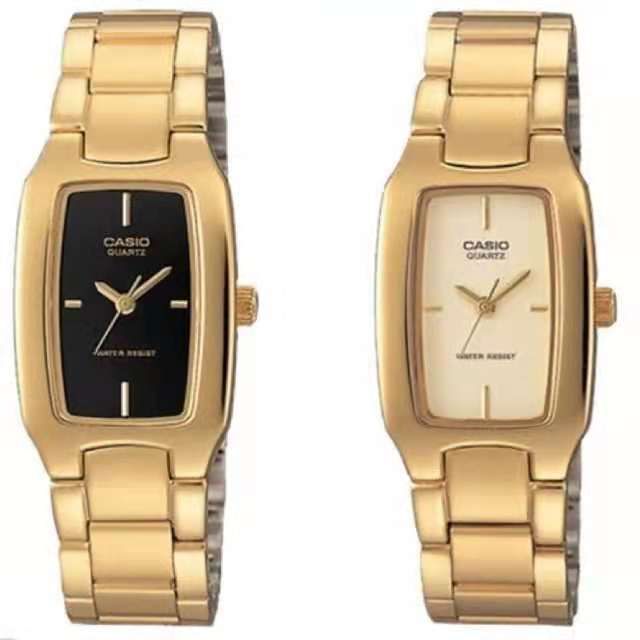 Casio stainless rectangle style watch for Men and women | Shopee ...