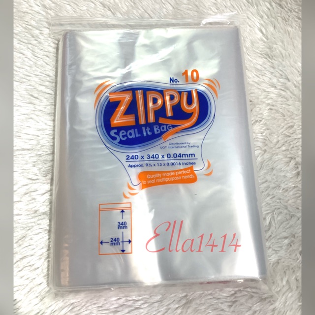 Zippy Ziplock #10 Resealable Pouch ~ | Shopee Philippines