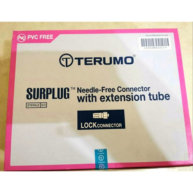 TERUMO SURPLUG NEEDLE FREE CONNECTOR EXTENSION TUBE (15s) | Shopee ...