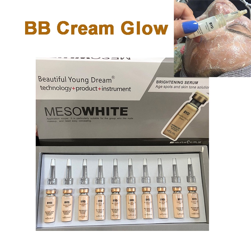 10pcs/set Korean 5ml Makeup BB Glow Skin Cream Meso White Brightening ...