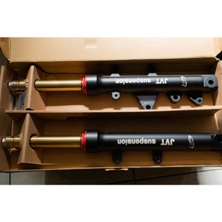 JVT 27MM FRONT SHOCK GOLD WITH PRELOAD FOR AEROX V1 AND V2 | Shopee ...