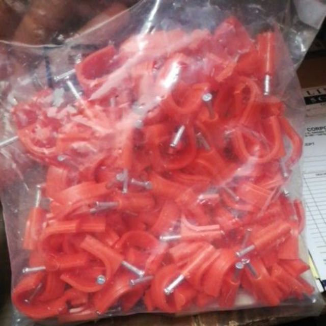 PVC clamp. Orange, blue | Shopee Philippines