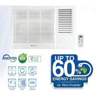 Gree 1HP Window Type Inverter Aircon U-J09-6DR | Shopee Philippines
