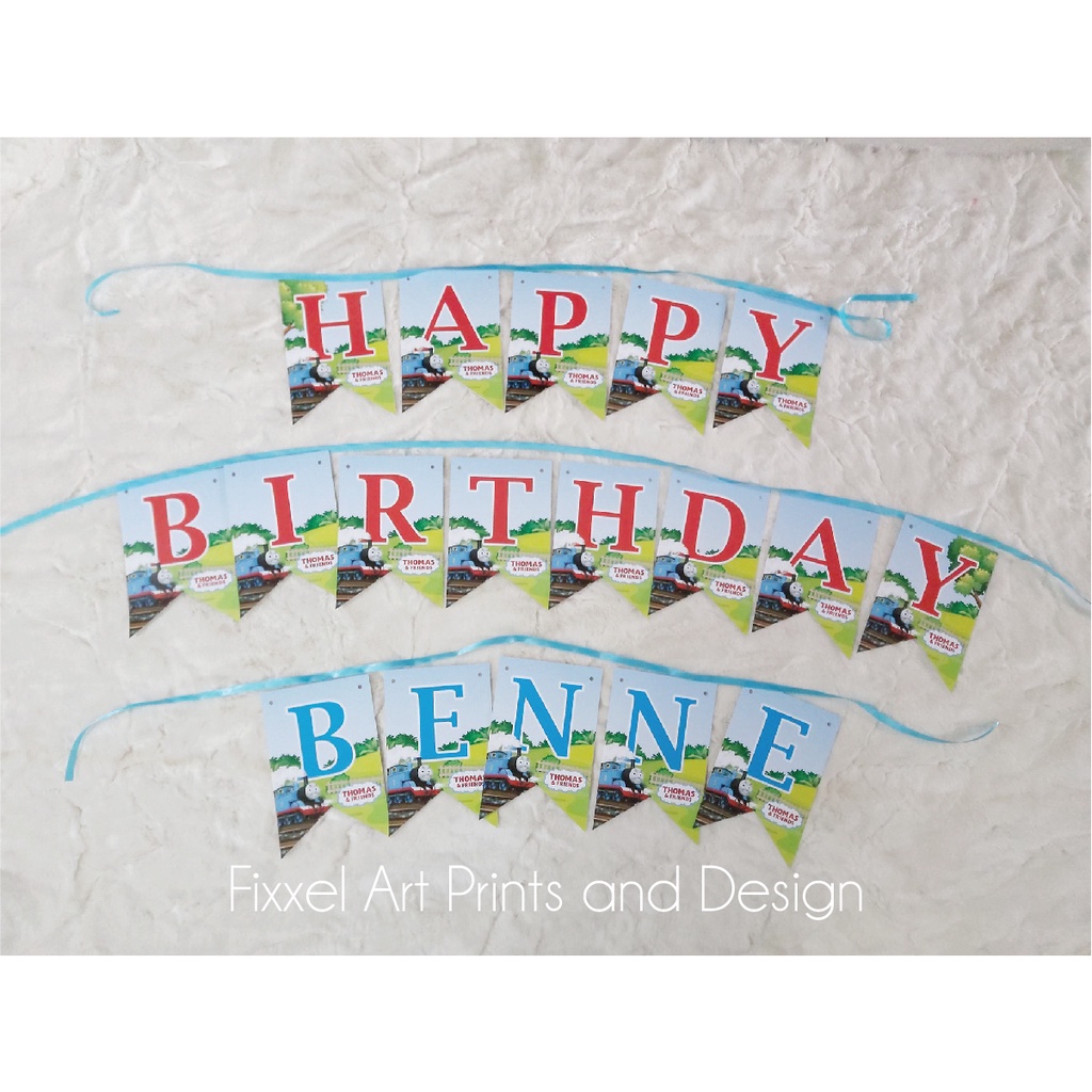 Thomas&Friends Birthday Banner | Personalized Banner | Thomas&Friends ...