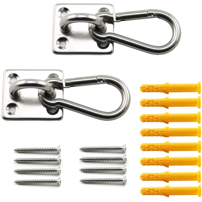 2 Sets Of Suspended Ceiling Wall Mount U-Shaped Hooks Stainless Steel ...