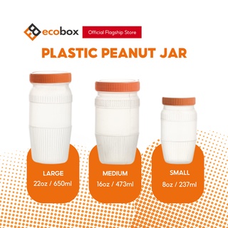 Ecoboxph Plastic Peanut Butter Jar Atsara Jar | Shopee Philippines