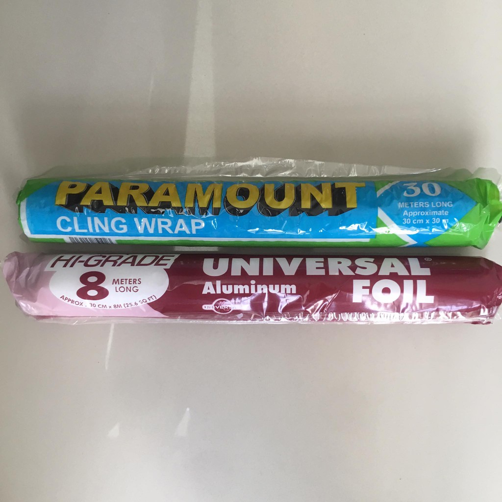Aluminum Foil 8M Cling Wrap Croco Paramount Universal 30M | Shopee ...