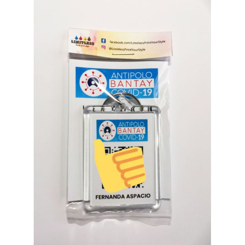 MANDATRACK Pasig Pass Valtrace Antipolo Taytay QR code Keychain presyo ₱15