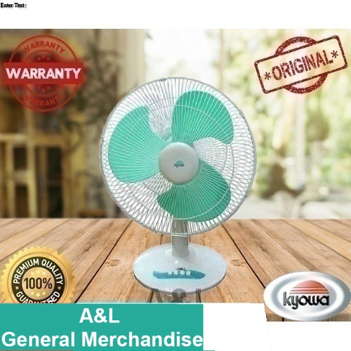 16Inches Desk Fan Kyowa (White/Green) KW-6709 1 Year Warranty | Shopee ...