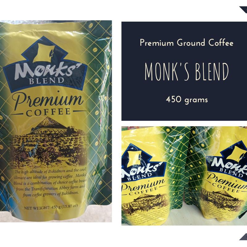 Monks Blend Premium Coffee Ground (450grams) | Shopee Philippines