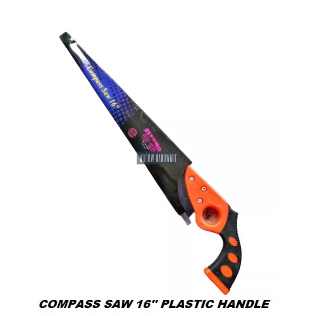 Heavy Compass Saw 16" Plastic Handle - UniTop