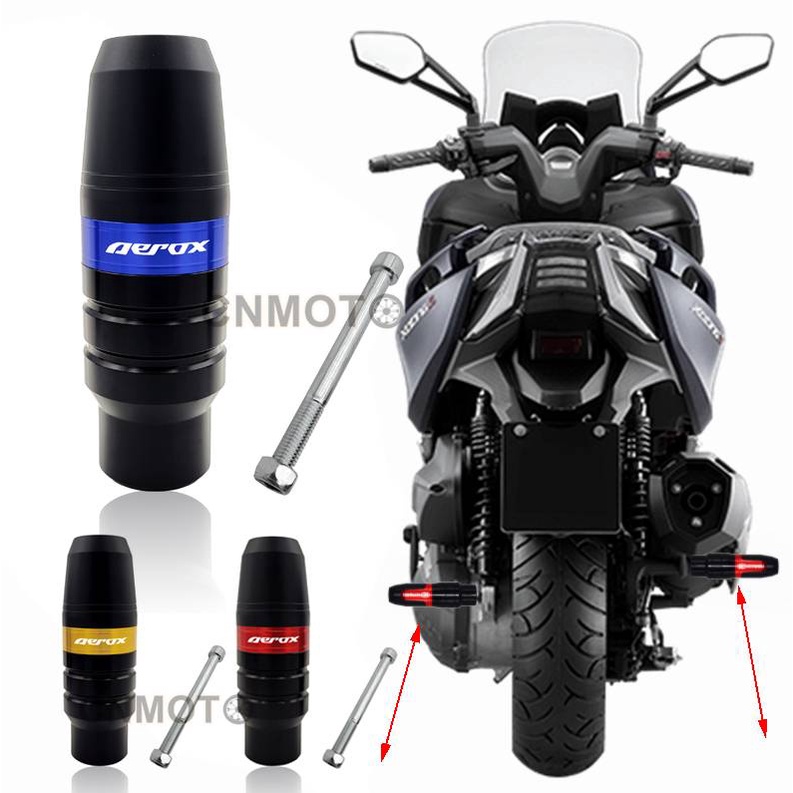 For YAMAHA AEROX 155 AEROX V1 V2 2017-2021 Crash Pads Exhaust Pipe ...