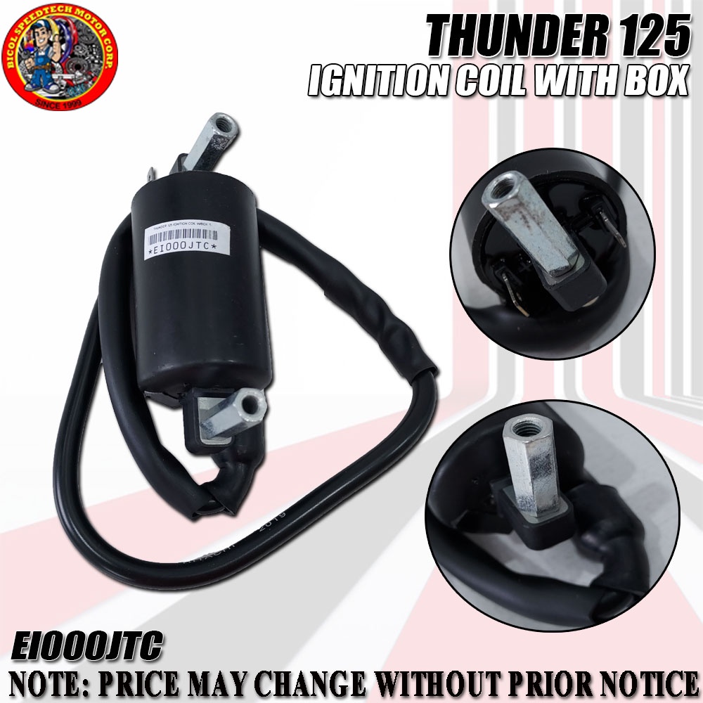 THUNDER 125 IGNITION COIL WITH BOX (EI000JTC) | Shopee Philippines