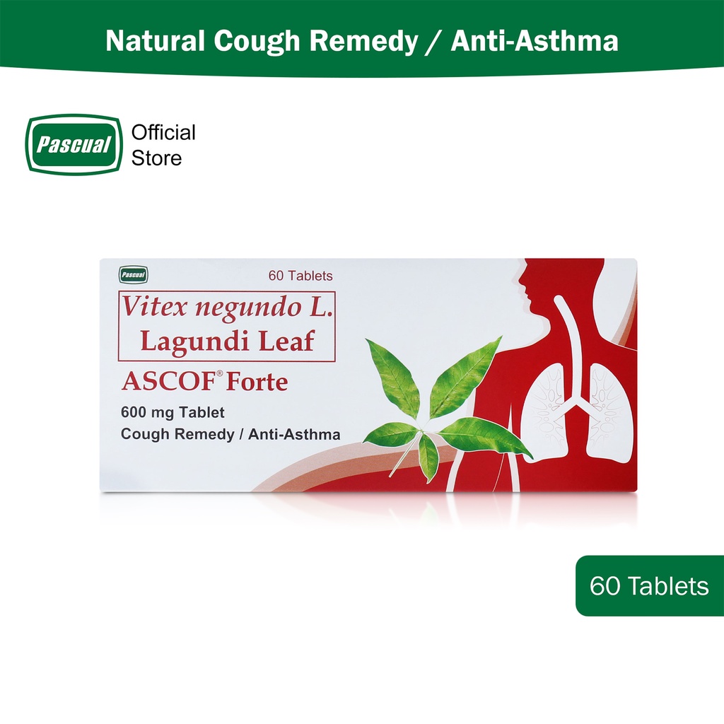 ASCOF® Forte 600mg Tablet 60s | Shopee Philippines