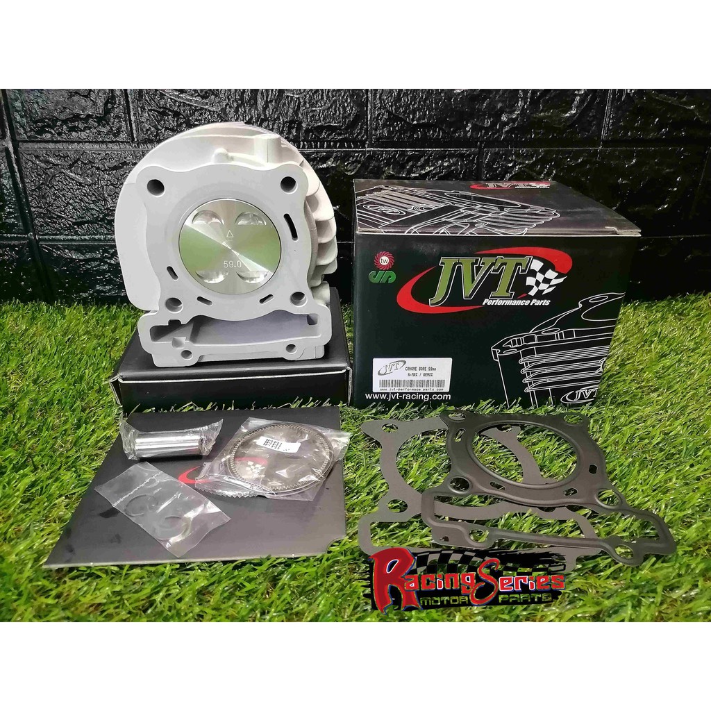 JVT cylinder block aerox155 nmax 155 59mm chromebore | Shopee Philippines