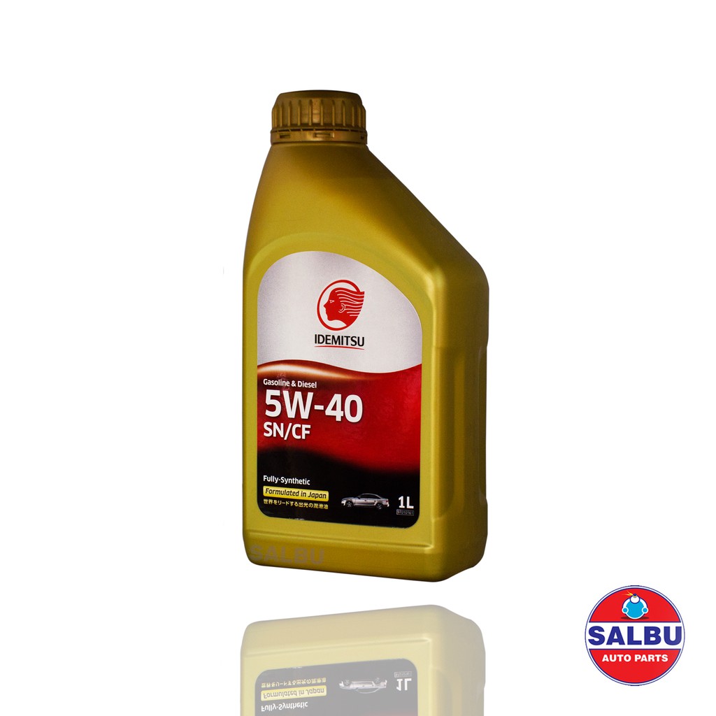 IDEMITSU Engine Oil Fully Synthetic SN/CF 5W-40 (1 Liter) for Diesel ...