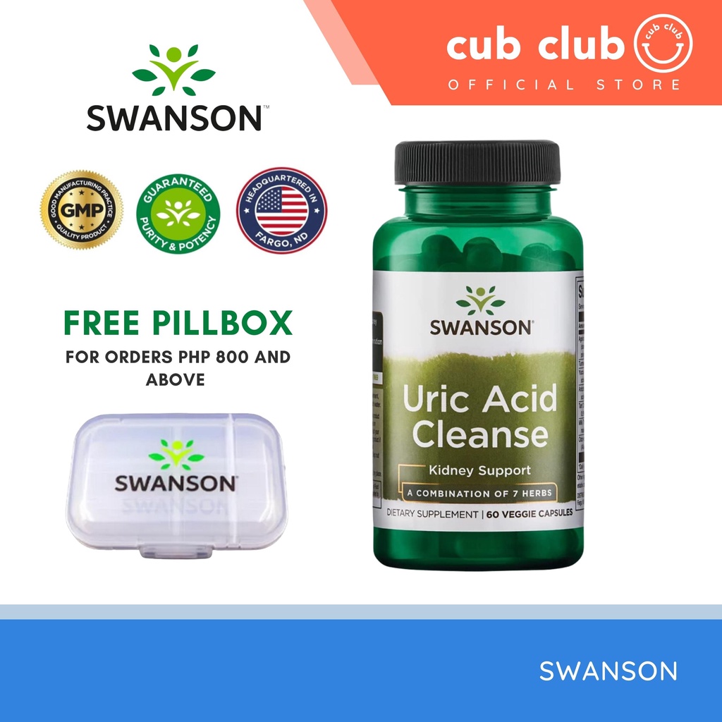 Swanson Ultra Uric Acid Cleanse 60 Capsules | Shopee Philippines
